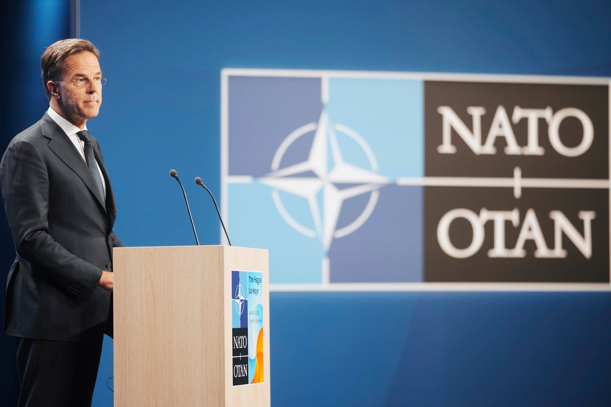 Photos from The Hague as NATO leaders including Donald…