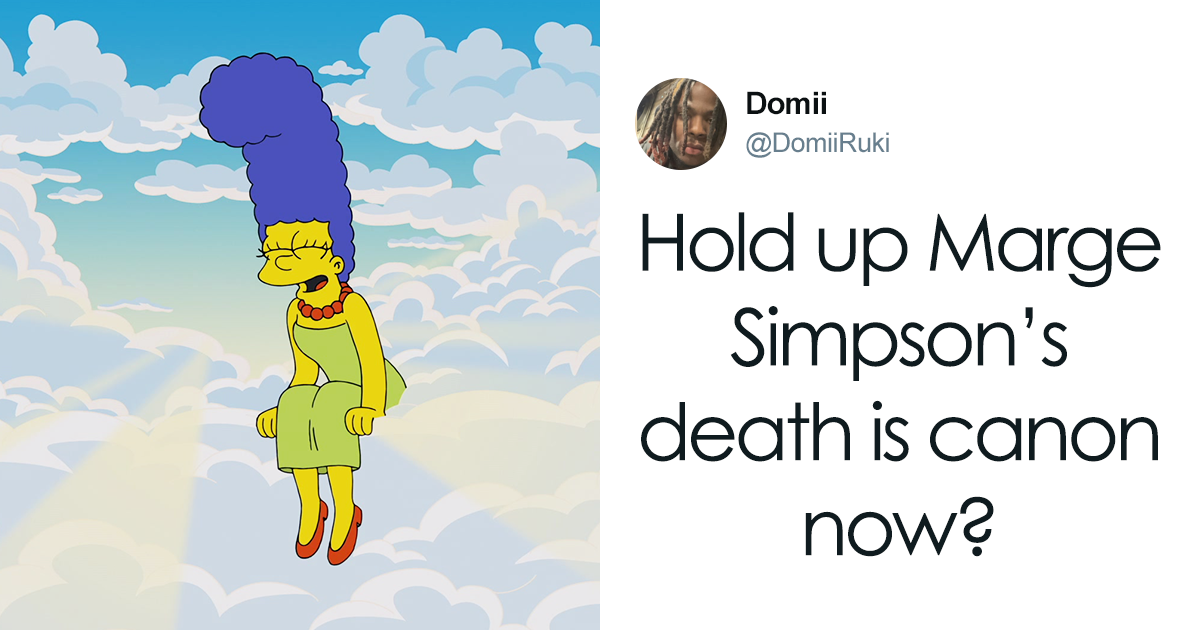 With Marge’s Tragic Passing In S36 Of ‘The Simpsons’,…