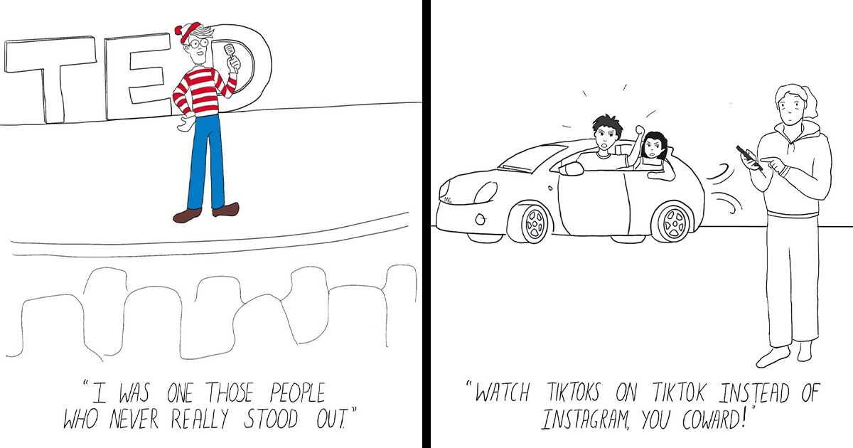 This Artist Creates Hilariously Relatable One-Panel…