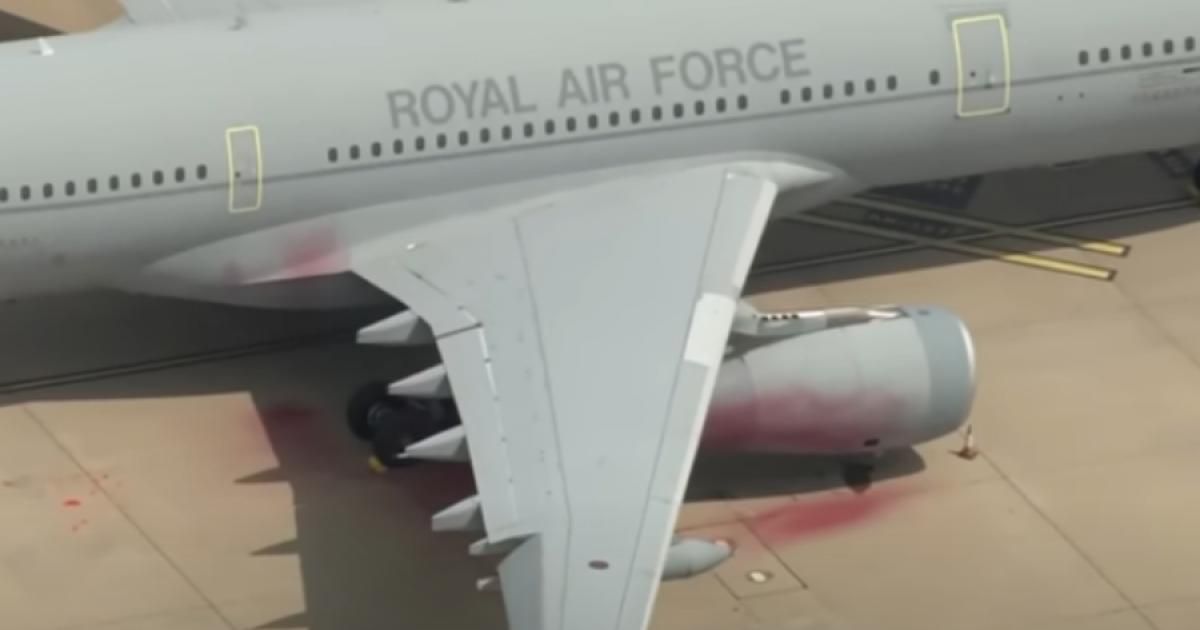 Plane damaged by Palestine Action spotted flying over…