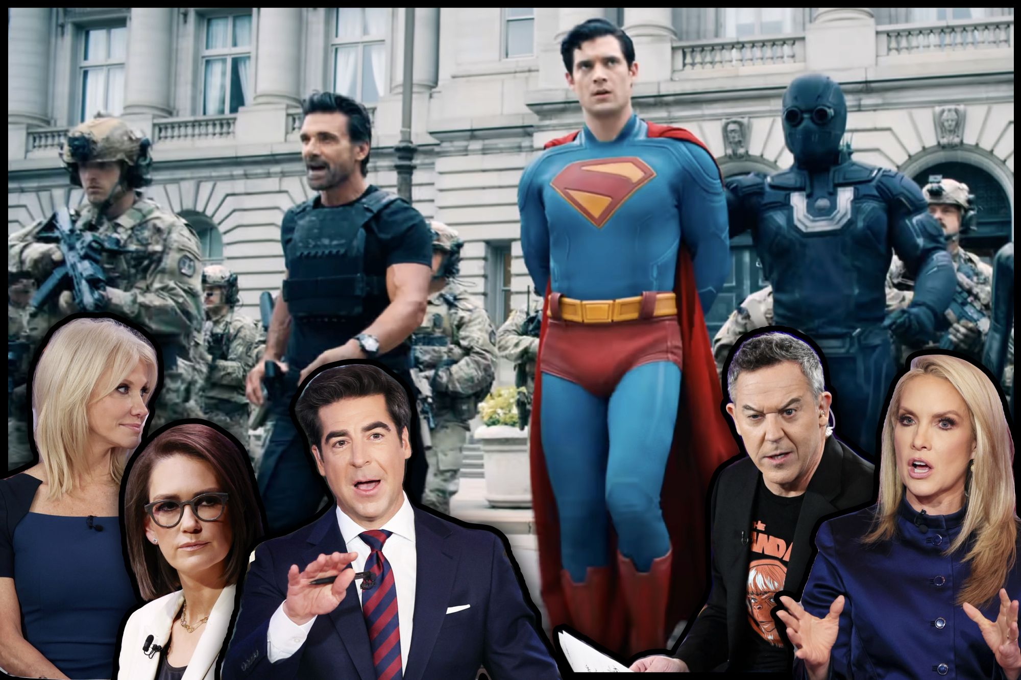 Fox News Hosts Drag 'Woke Superman' Director's…