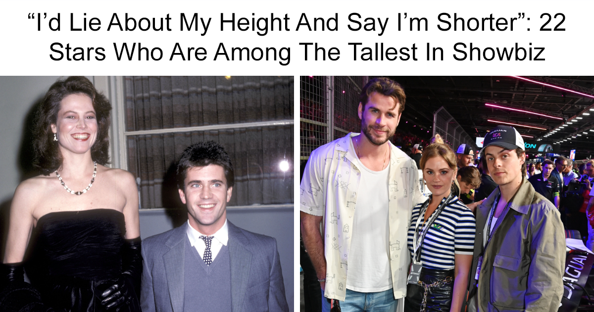22 Stars You Never Expected To Be Super Tall (A Lot Of…