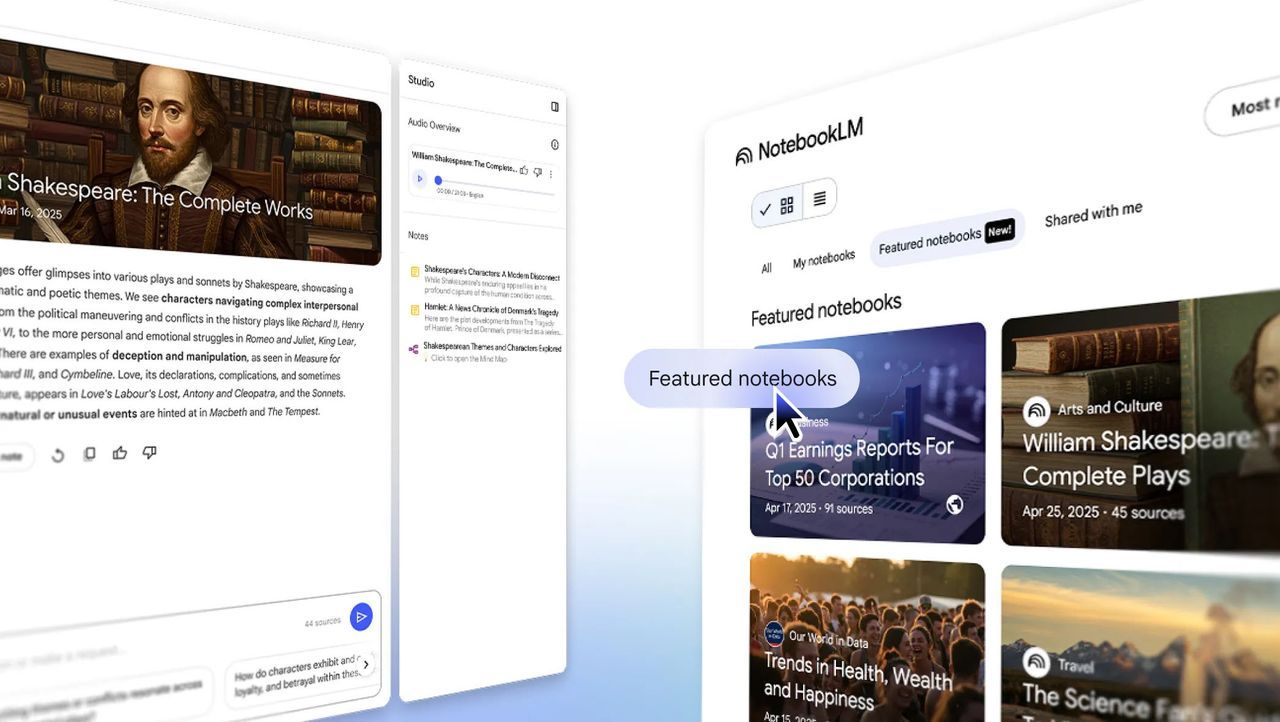 Google transforms NotebookLM into a curated knowledge…