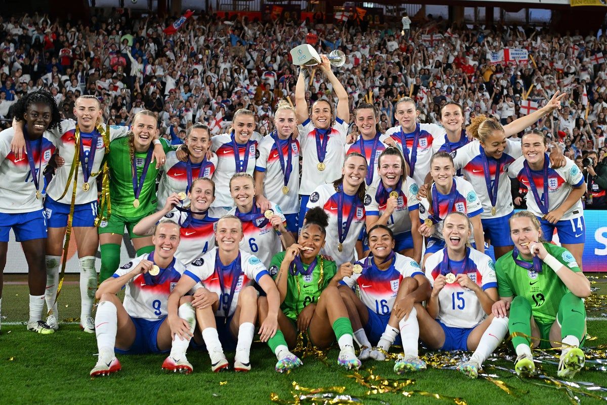 Celebrities react as England’s Lionesses win Euro…