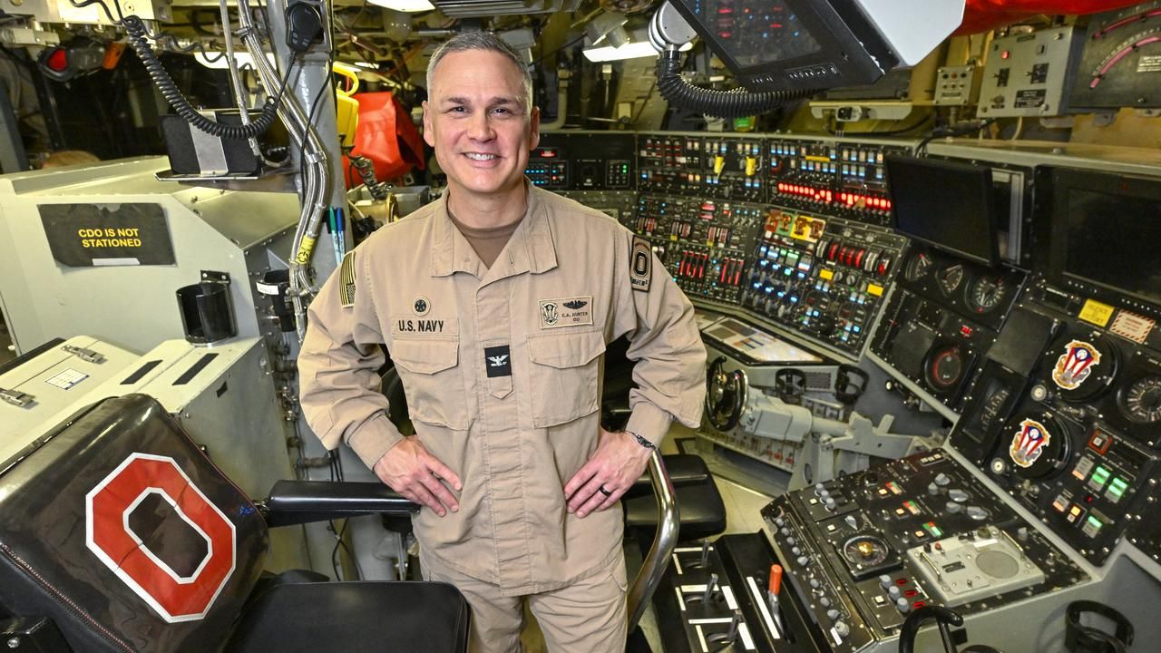 Clandestine US submarine flexes muscle at Aussie port