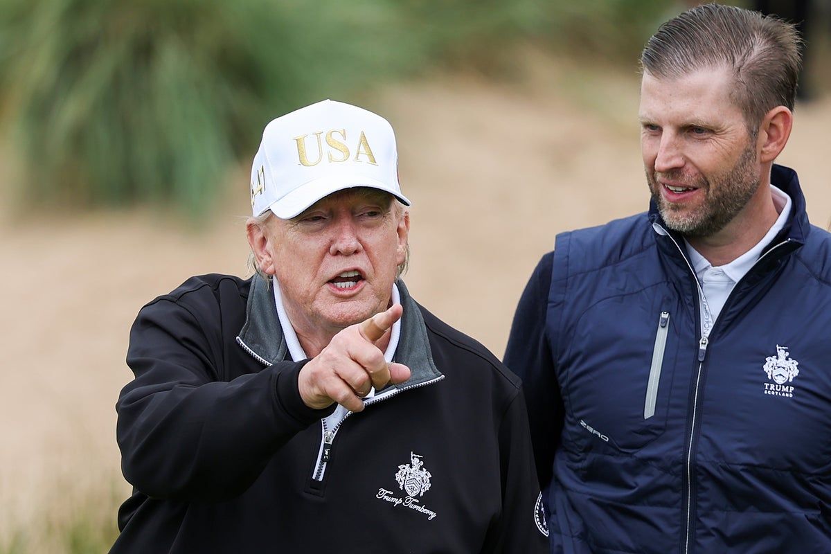 Eric Trump gives three-word response to question about…