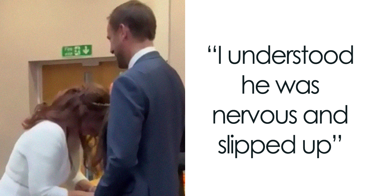 People Are Confused By This Bride’s Reaction To Groom…