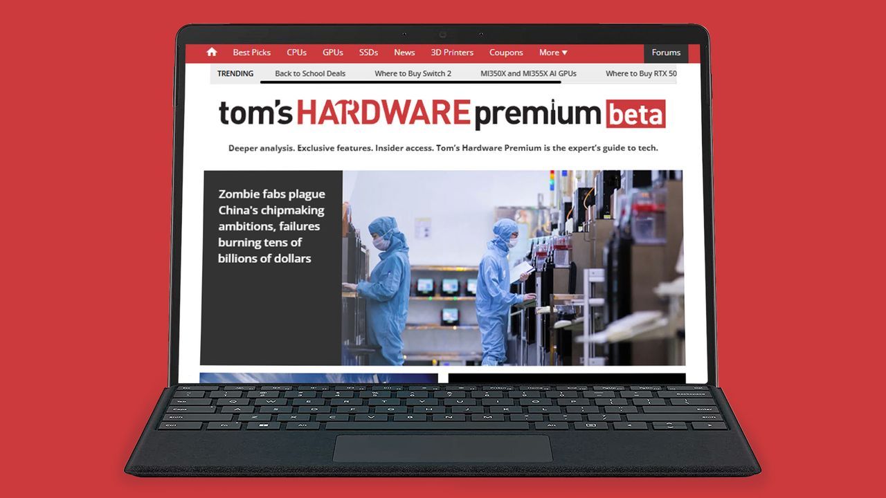 Sign up to the Tom’s Hardware Premium Beta now for…
