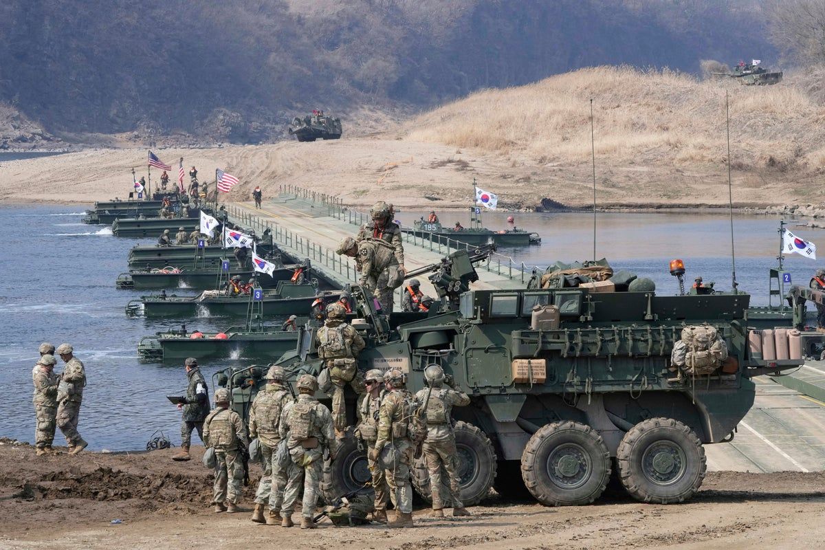 South Korea and America launch joint military drills…