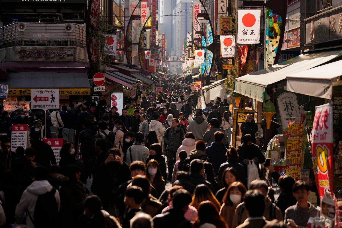 Japan records largest annual population decline since…