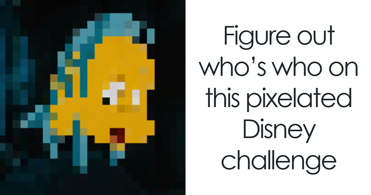 “Can You Recognize These 25 Pixelated Disney…