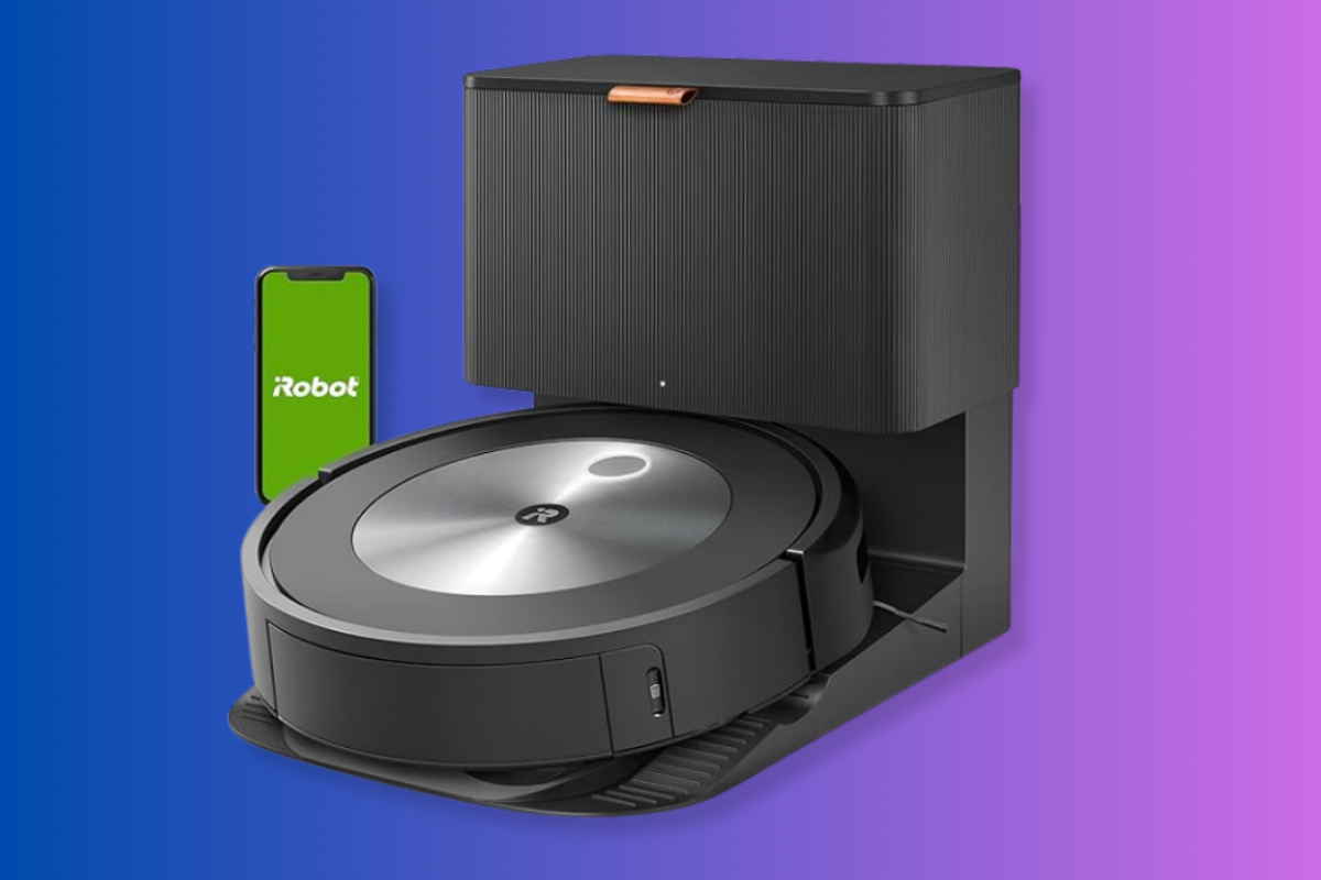 The Roomba Combo j7+ is a two-in-one robot mop and…