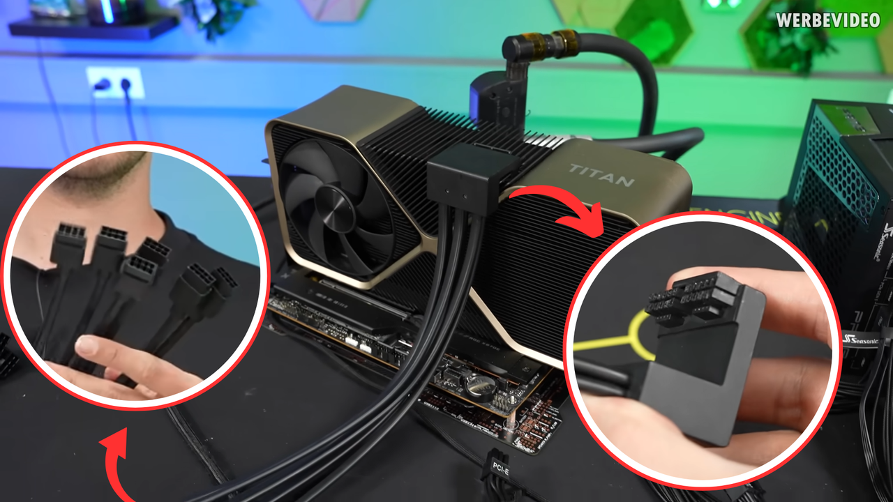 Nvidia’s ungainly prototype 6-legged power adapter…