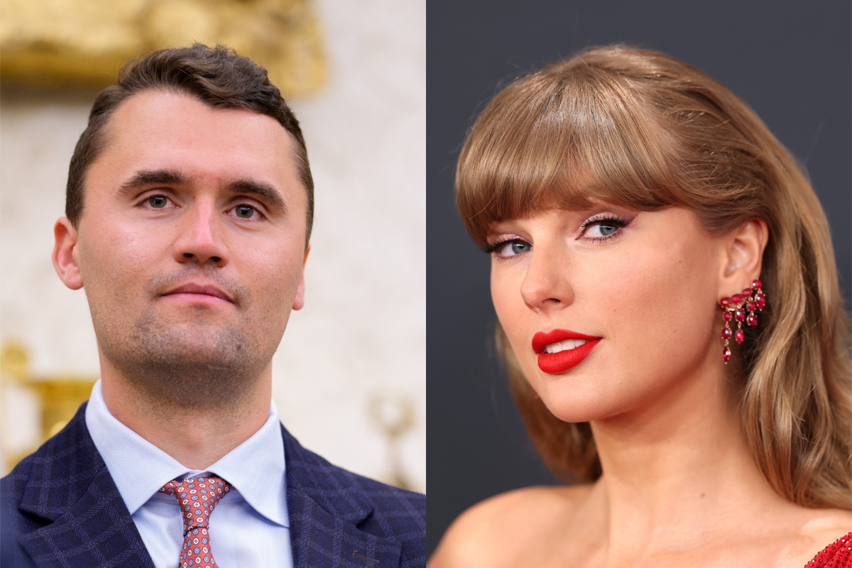 Charlie Kirk claims Taylor Swift’s engagement to…