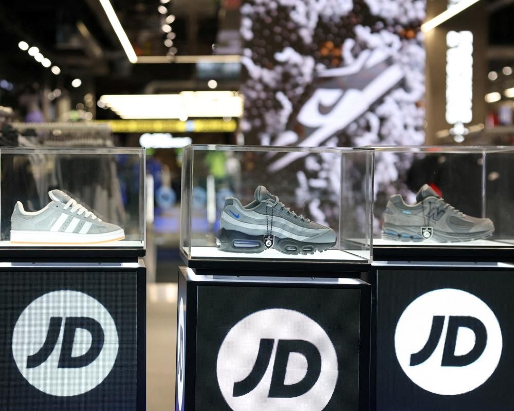 JD Sports sales slump in UK as fragile consumer…