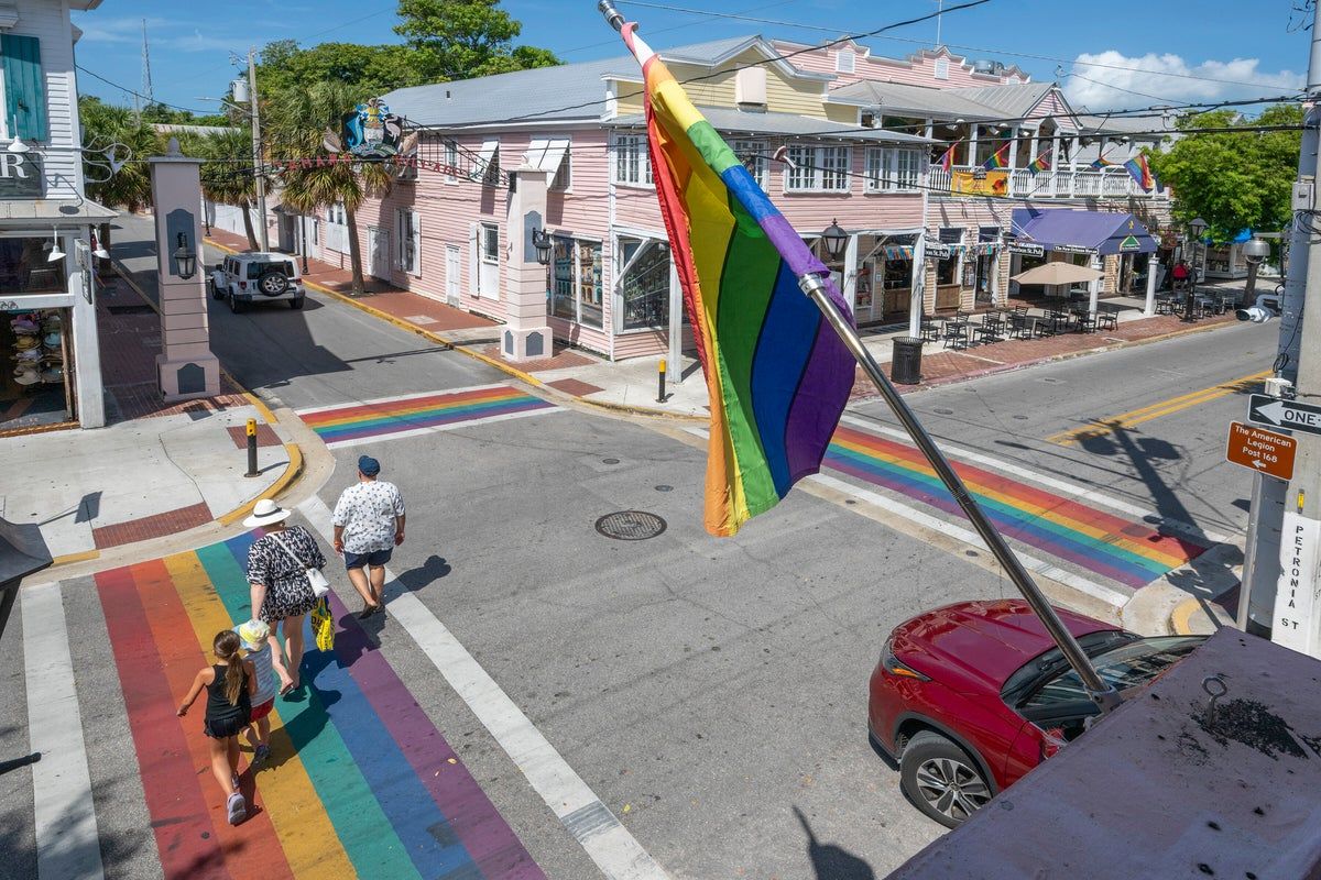 Florida cities race to save rainbow crosswalks as the…