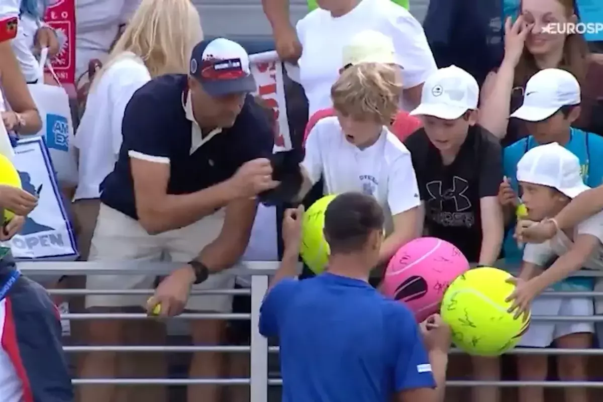 US Open hat snatcher identified as tennis star meets…