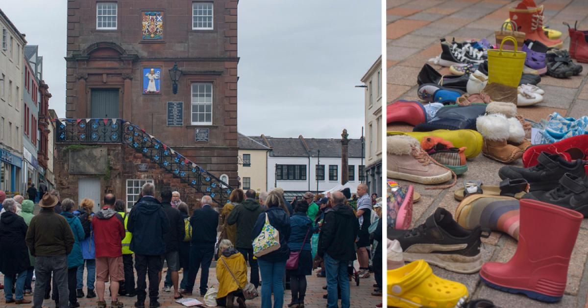 Scottish town holds vigil for children killed in Gaza…