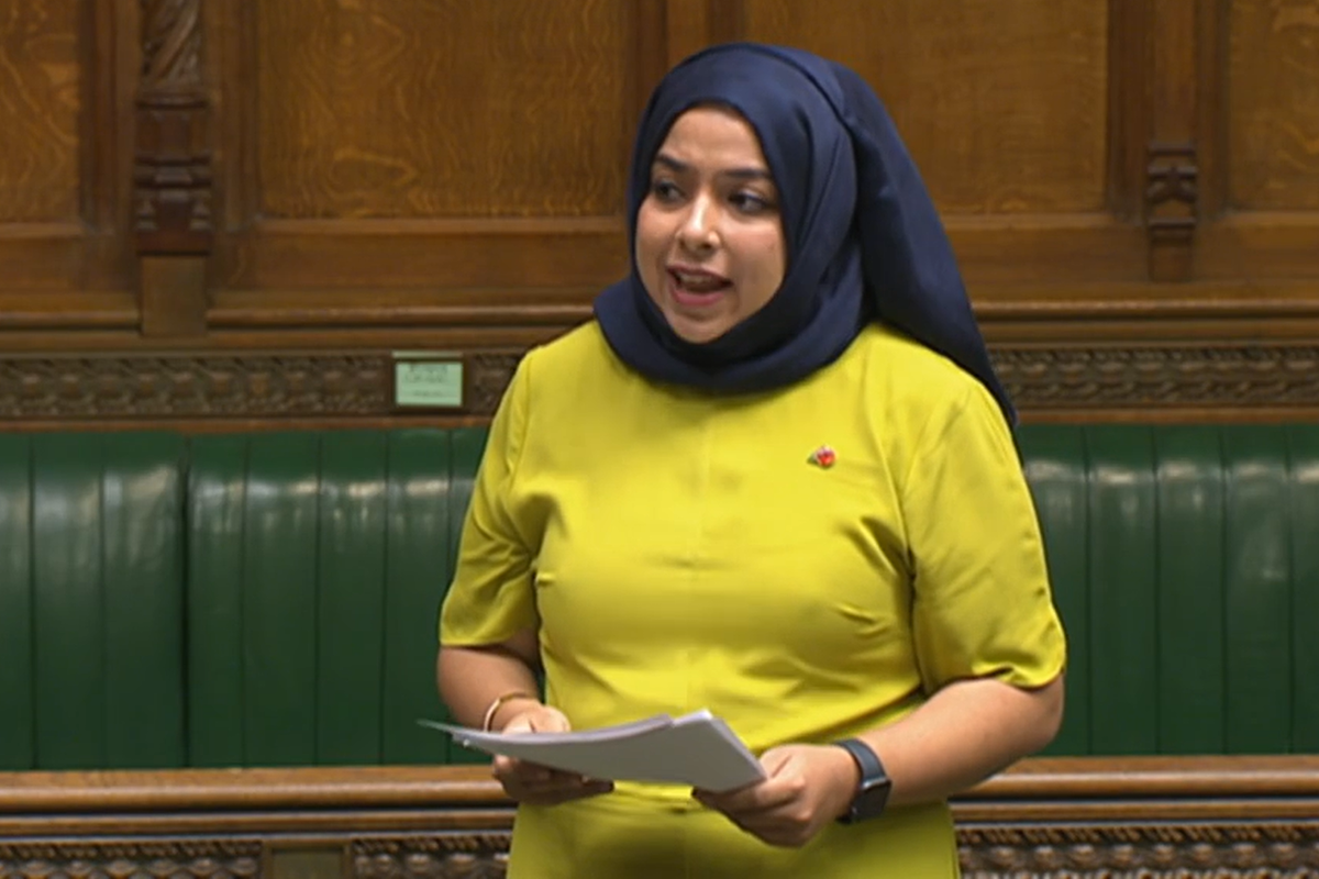 Former Labour MP gives tearful speech in House of…