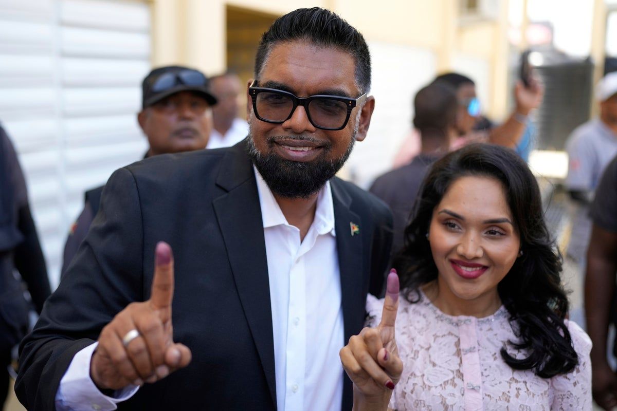Guyana's president leads following general election in…
