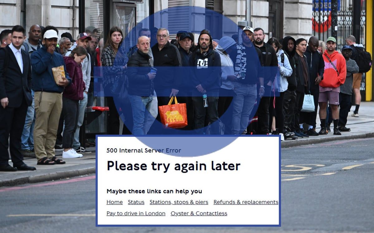 TfL website CRASHES as millions of Londoners hit by…