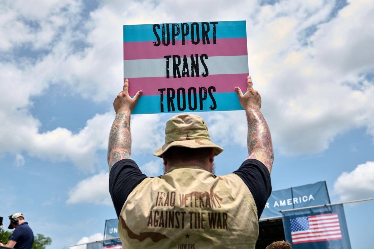 Trump asked trans troops to get an official diagnosis.…