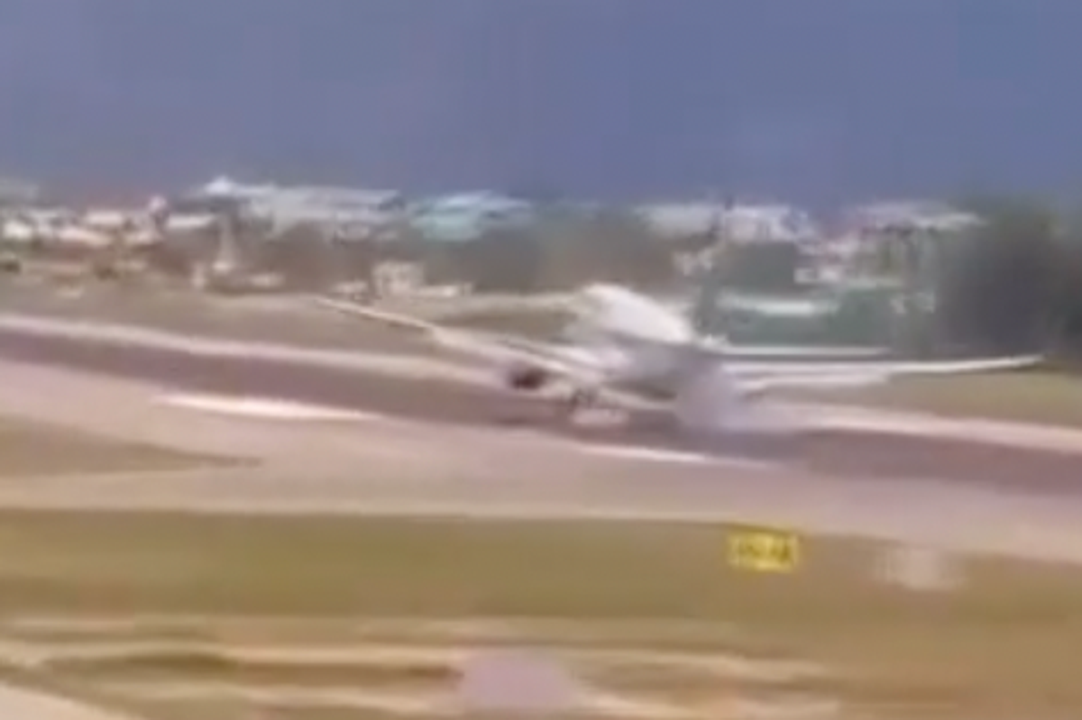 Passengers evacuated after Boeing plane suffers ‘hard…