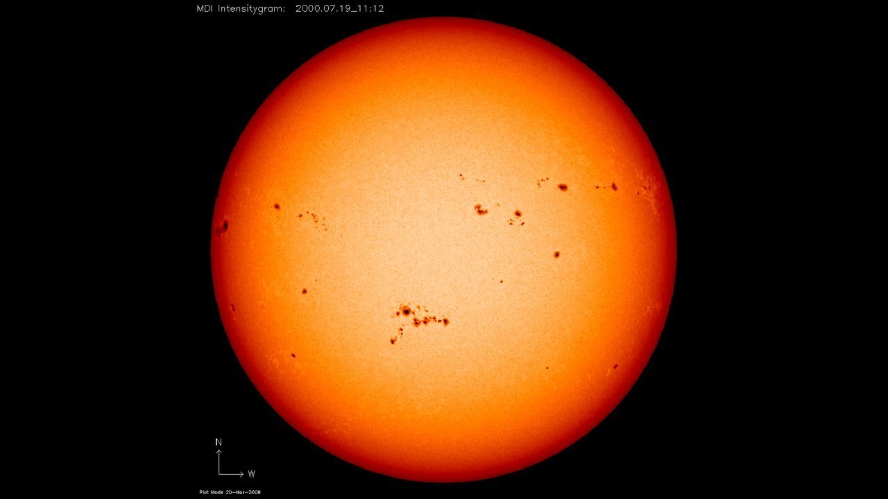 Where is the sun in its current 11-year solar cycle?