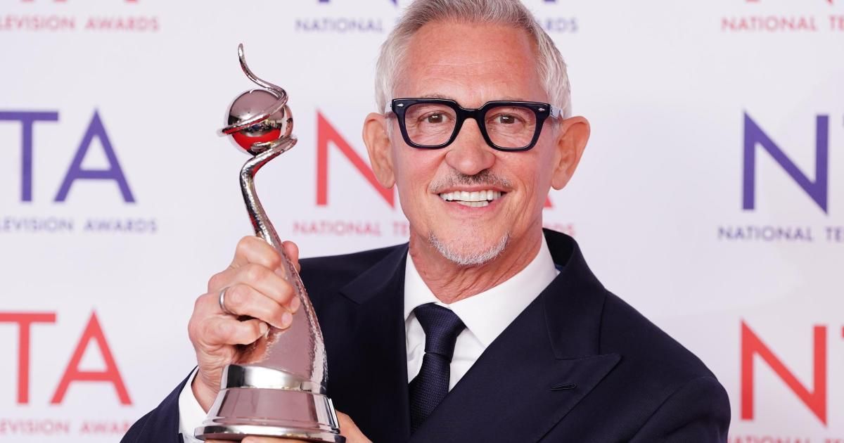 Gary Lineker defends speaking up on Gaza in NTA win
