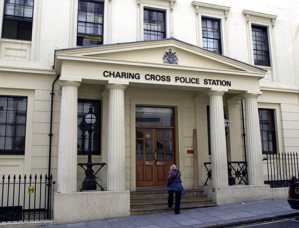 Nine officers at Charing Cross Police station…