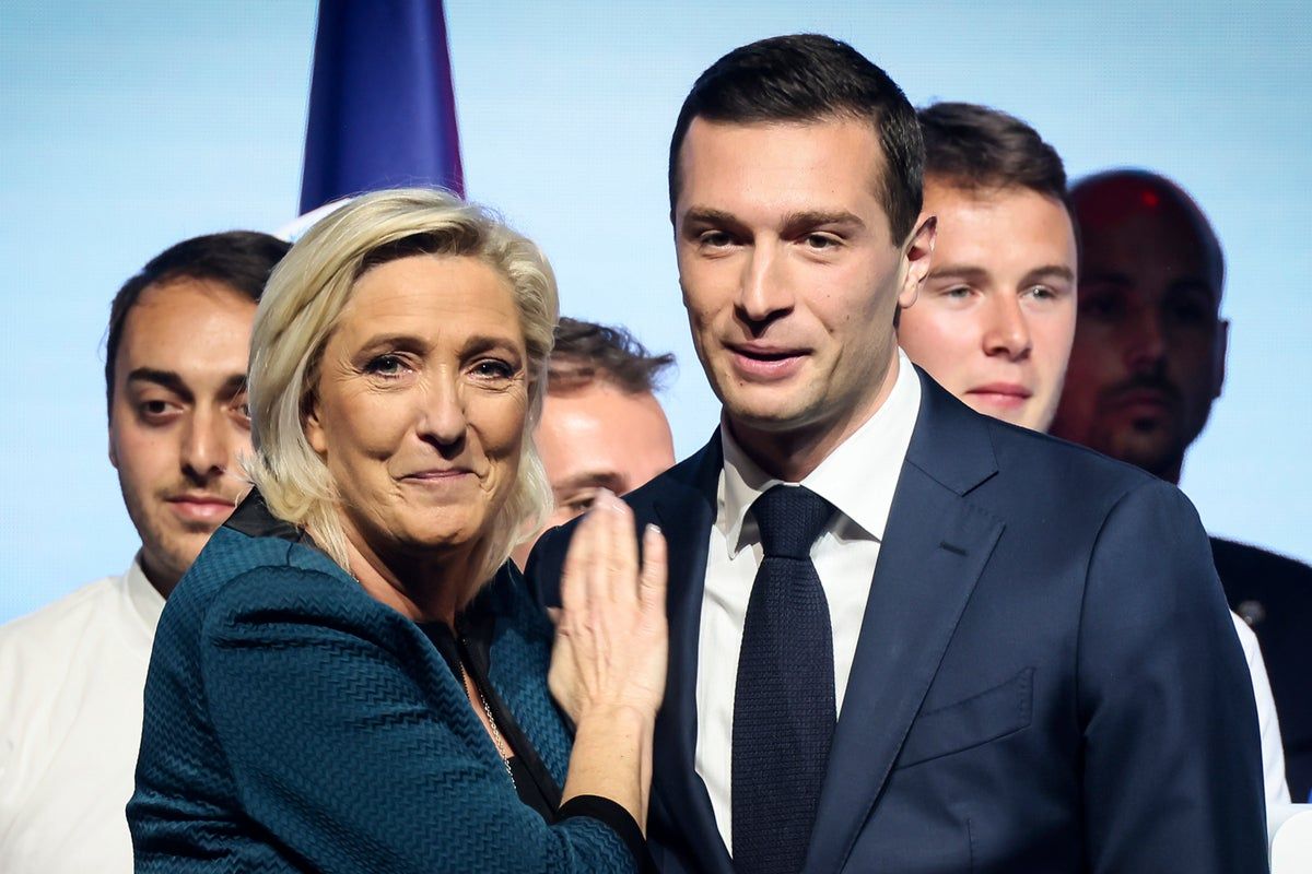 Marine Le Pen is serving an electoral ban in France.…