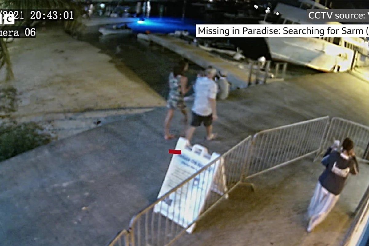 CCTV shows missing Sarm Heslop’s last movements as…