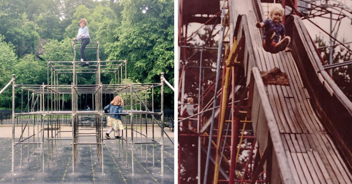 33 Historic Photos Of Playgrounds That Show How Being…