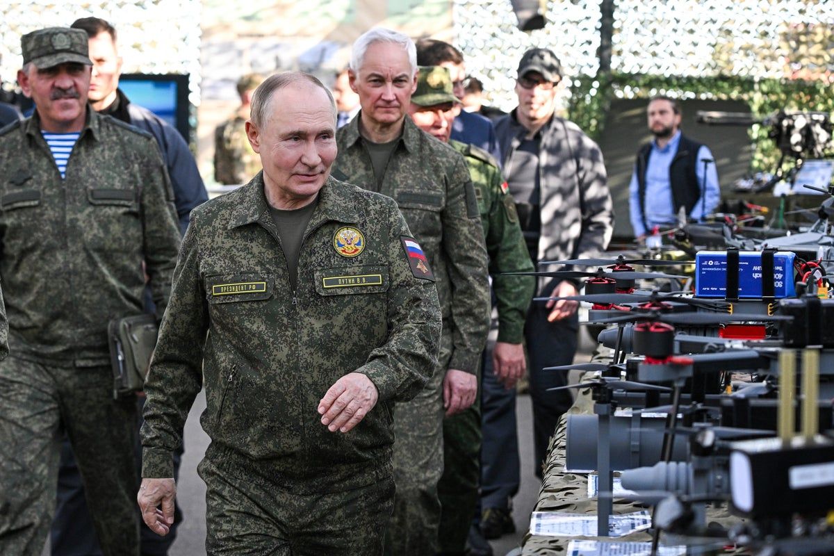 Vladimir Putin observes joint military exercise with…