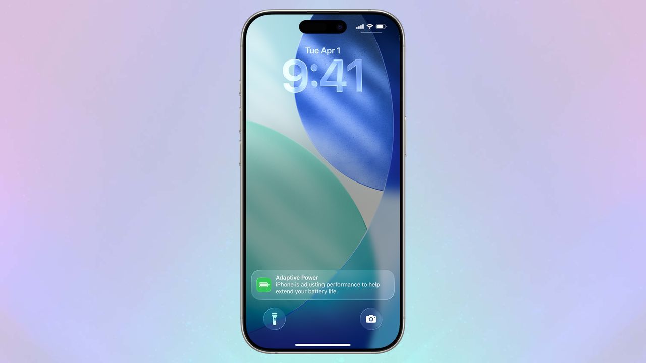 iOS 26's new Adaptive Power mode is enabled by default…