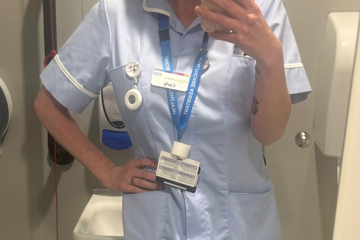 NHS staffer now forced to work extra shifts to cover…