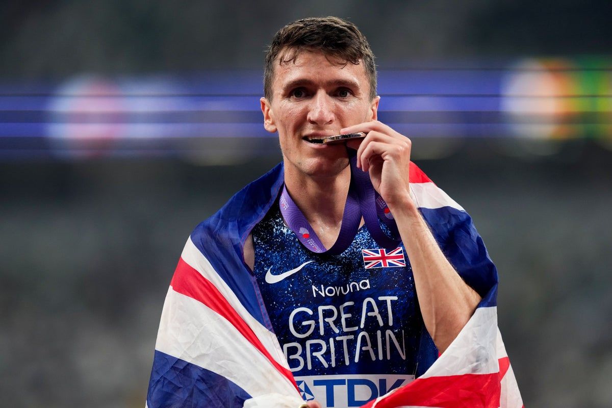 Jake Wightman secures 1500m world silver as Josh Kerr…