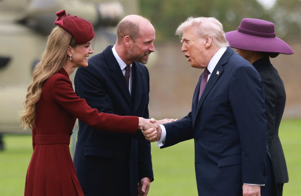 US President Donald Trump meets Catherine, Princess of…