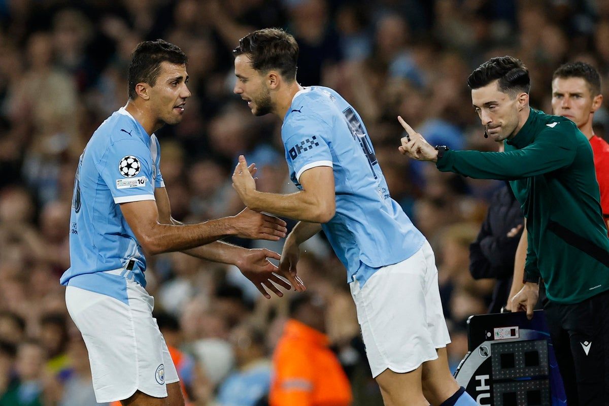 Rodri injury concern revealed as Man City face anxious…