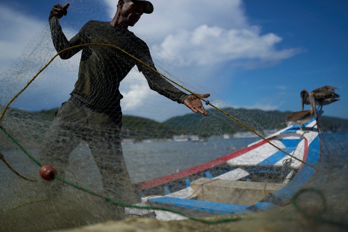 Photos of Venezuelan fishing communities affected by…