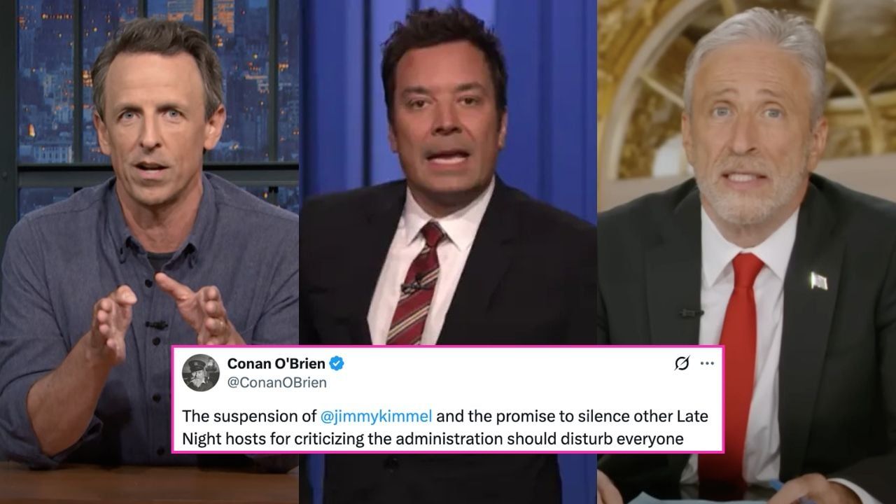 Late-Night Hosts Rally Behind Jimmy Kimmel After Shock…