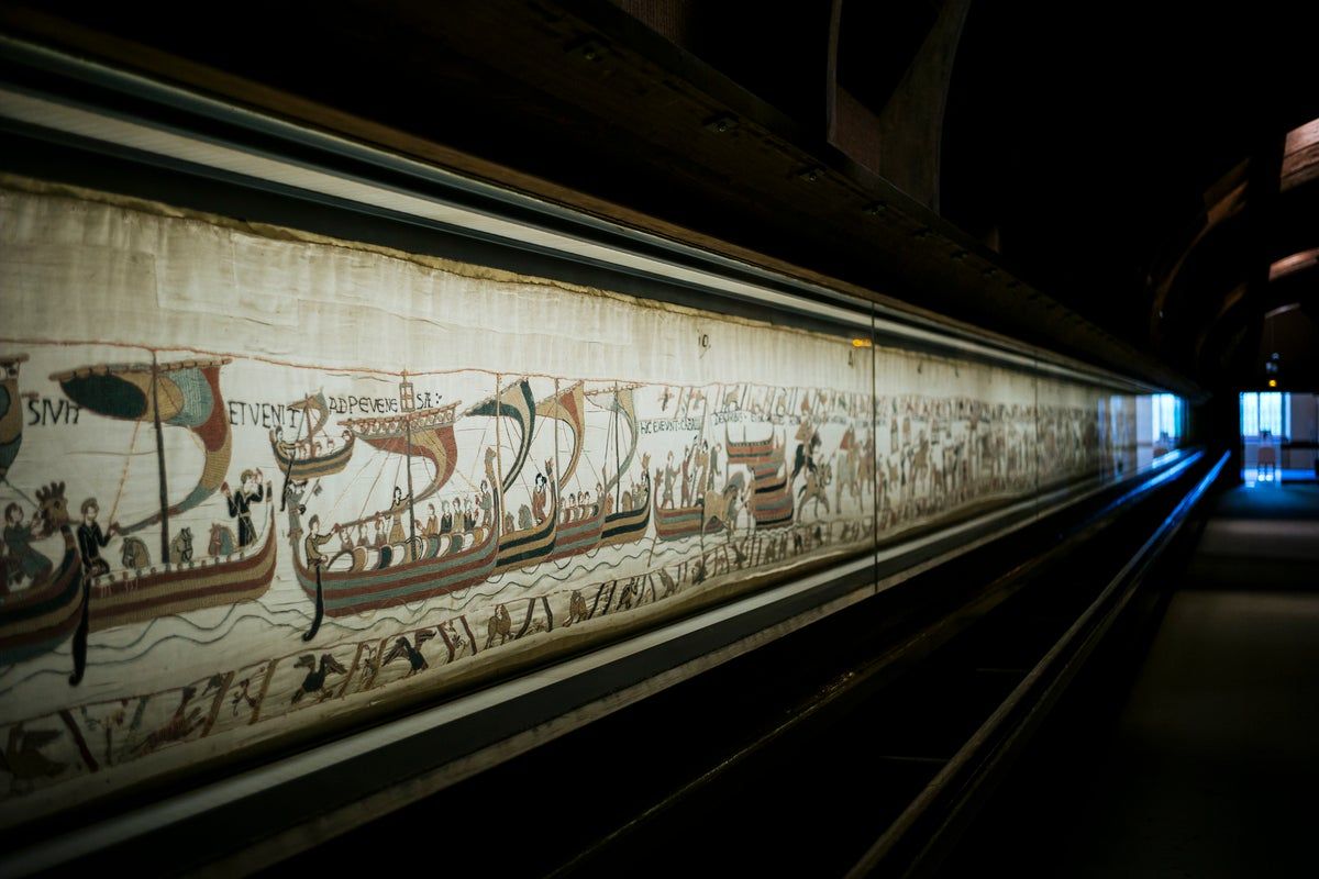Bayeux Tapestry ‘begins secret journey to the UK from…