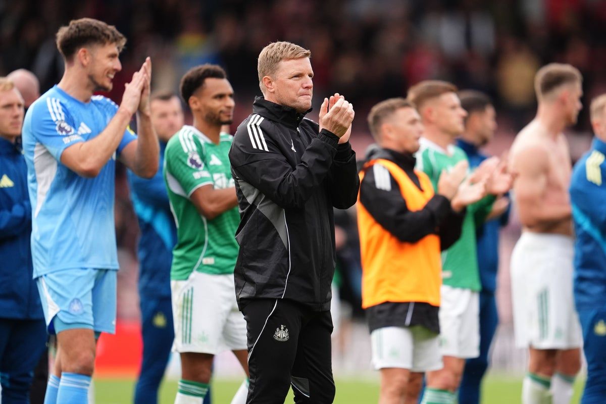 Newcastle’s draw at Bournemouth leaves Eddie Howe…