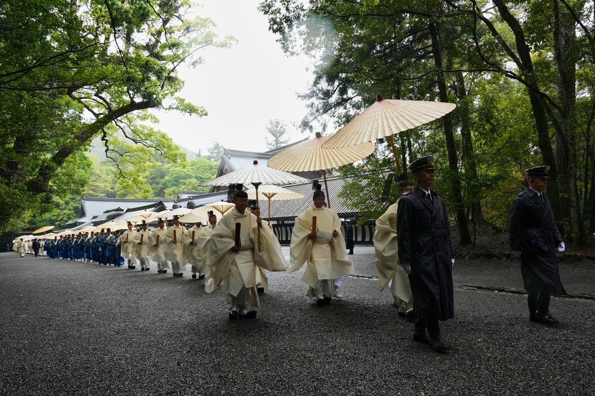 Japan's most sacred Shinto shrine has been rebuilt…