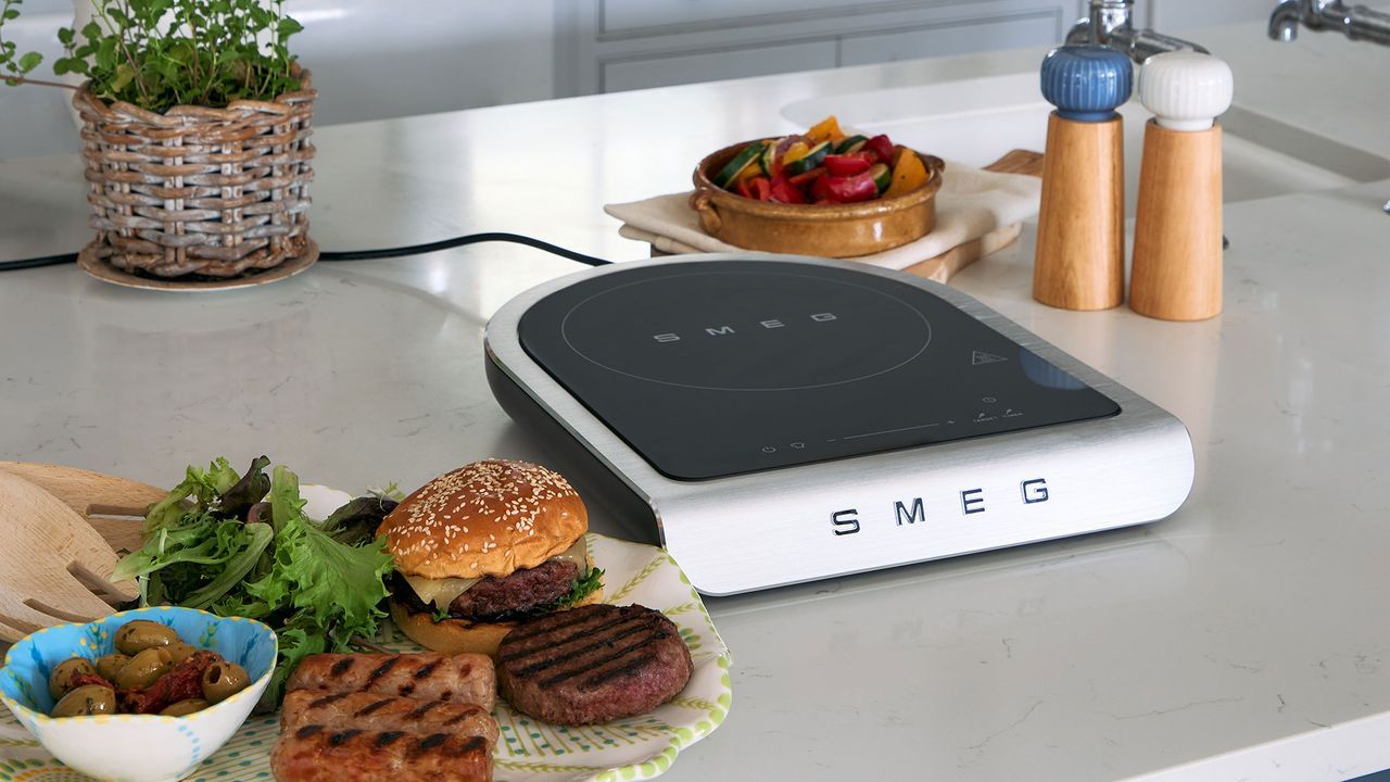 Smeg just dropped its new portable induction cooktop