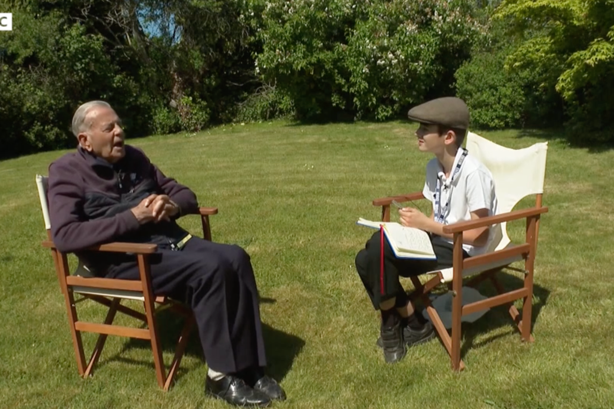 Dickie Bird makes sweet gesture to schoolboy in one of…