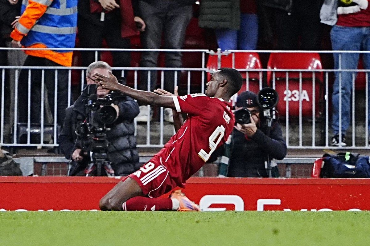 Alexander Isak nets first Liverpool goal and Hugo…