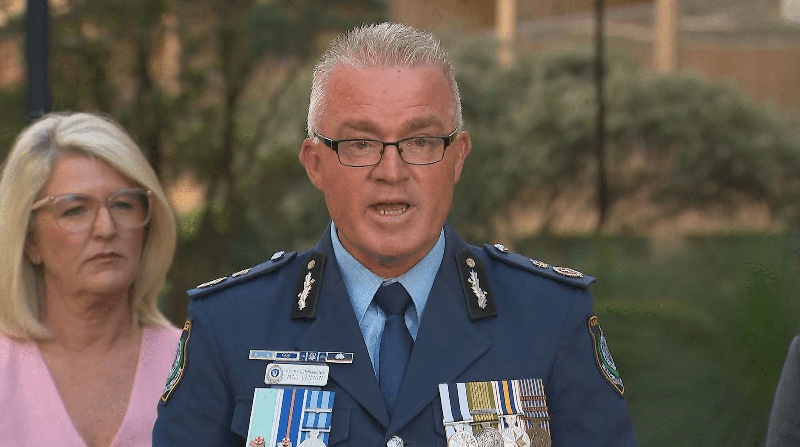 NSW Police Commissioner Mal Lanyon Addresses…