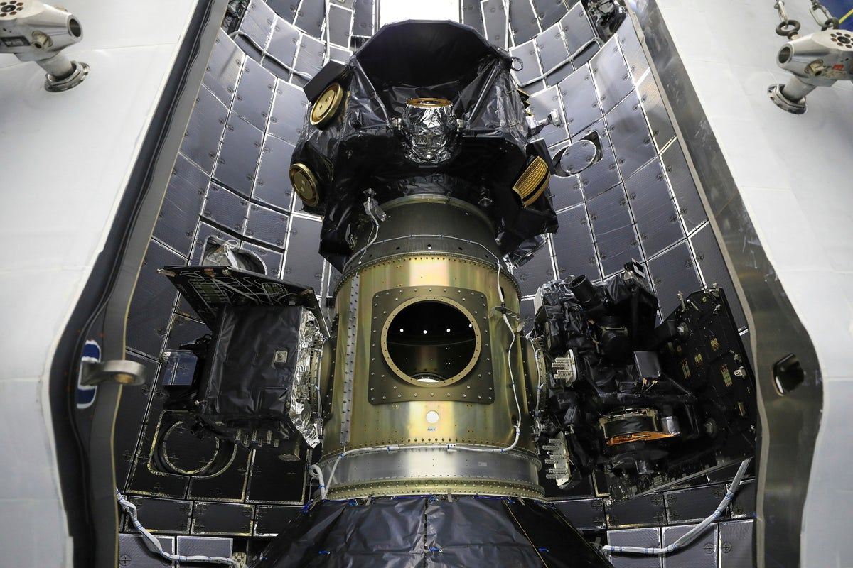A trio of space weather satellites blast off together…