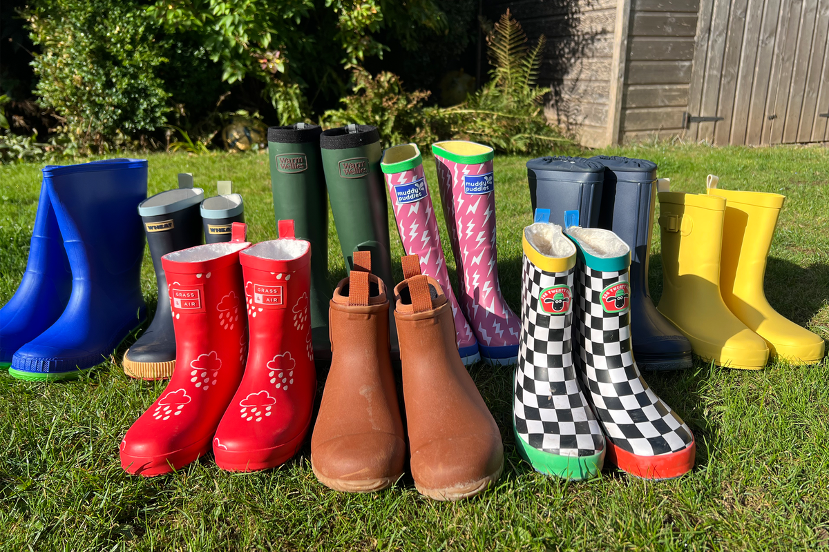 10 best kids’ wellies for rainy walks and jumping in…